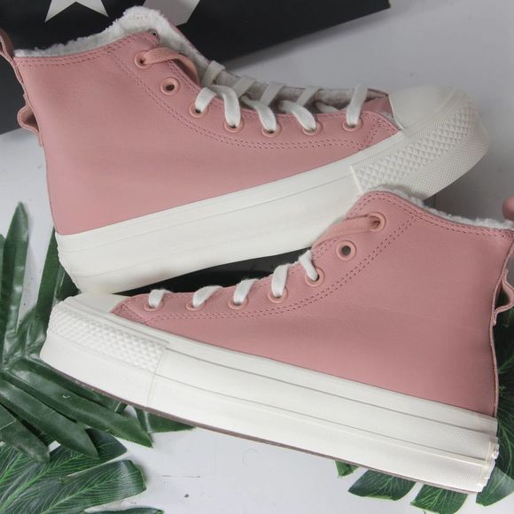 Converse | Shoes | New Converse High Top Leather Platform Chunky ...